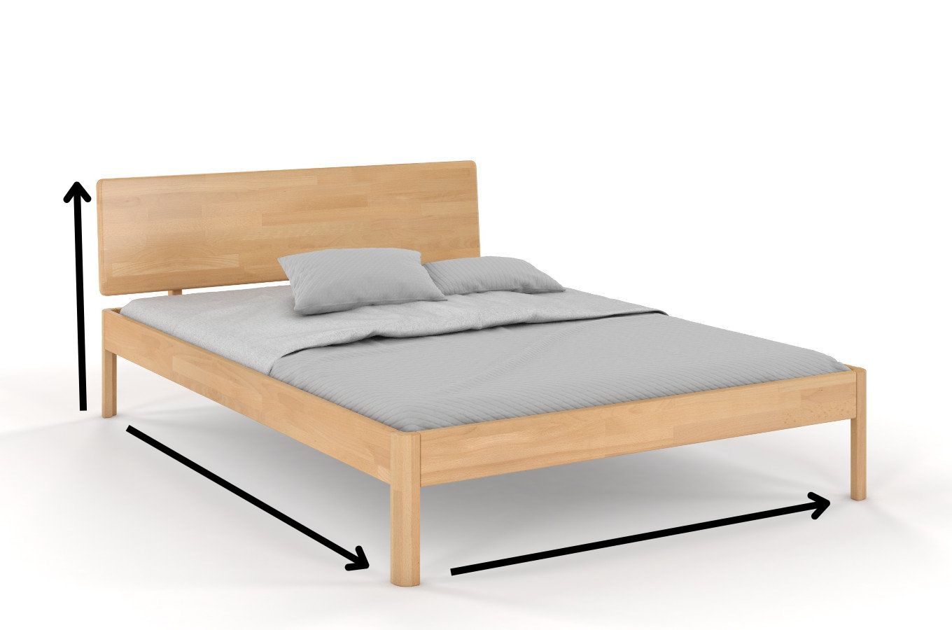 Manželské postele z masivu 180x200 | DAPONTI.cz